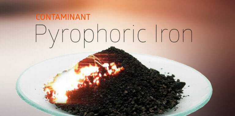 Pyrophoric Iron Sulfide